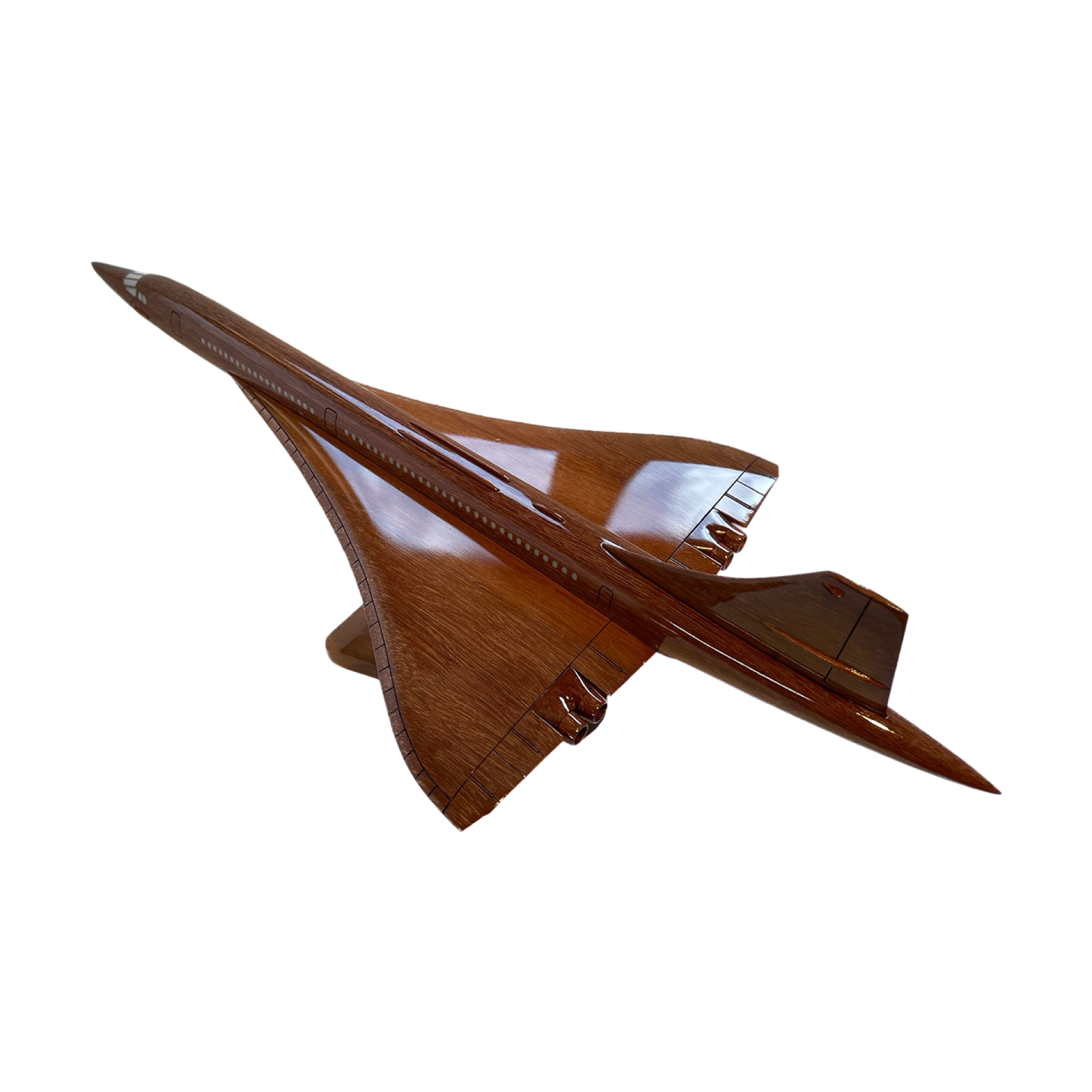 Concorde Limited Edition Mahogany Wood Desktop Airplane Model – Tesaut ...