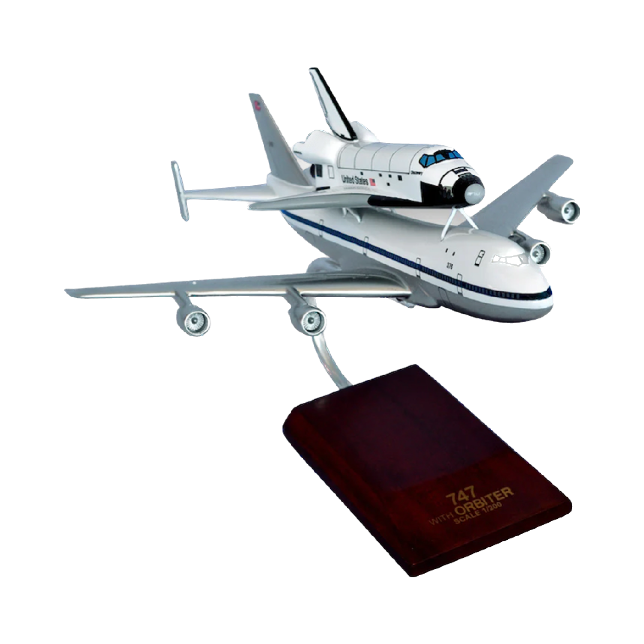 Boeing NASA B747 with Shuttle Model Custom Made for you – Tesaut Models