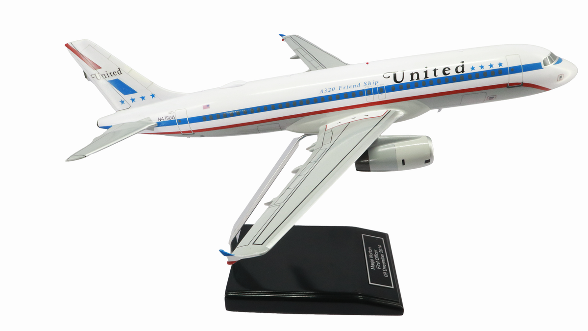 A320 United Airlines Model Custom Made for you – Tesaut Models